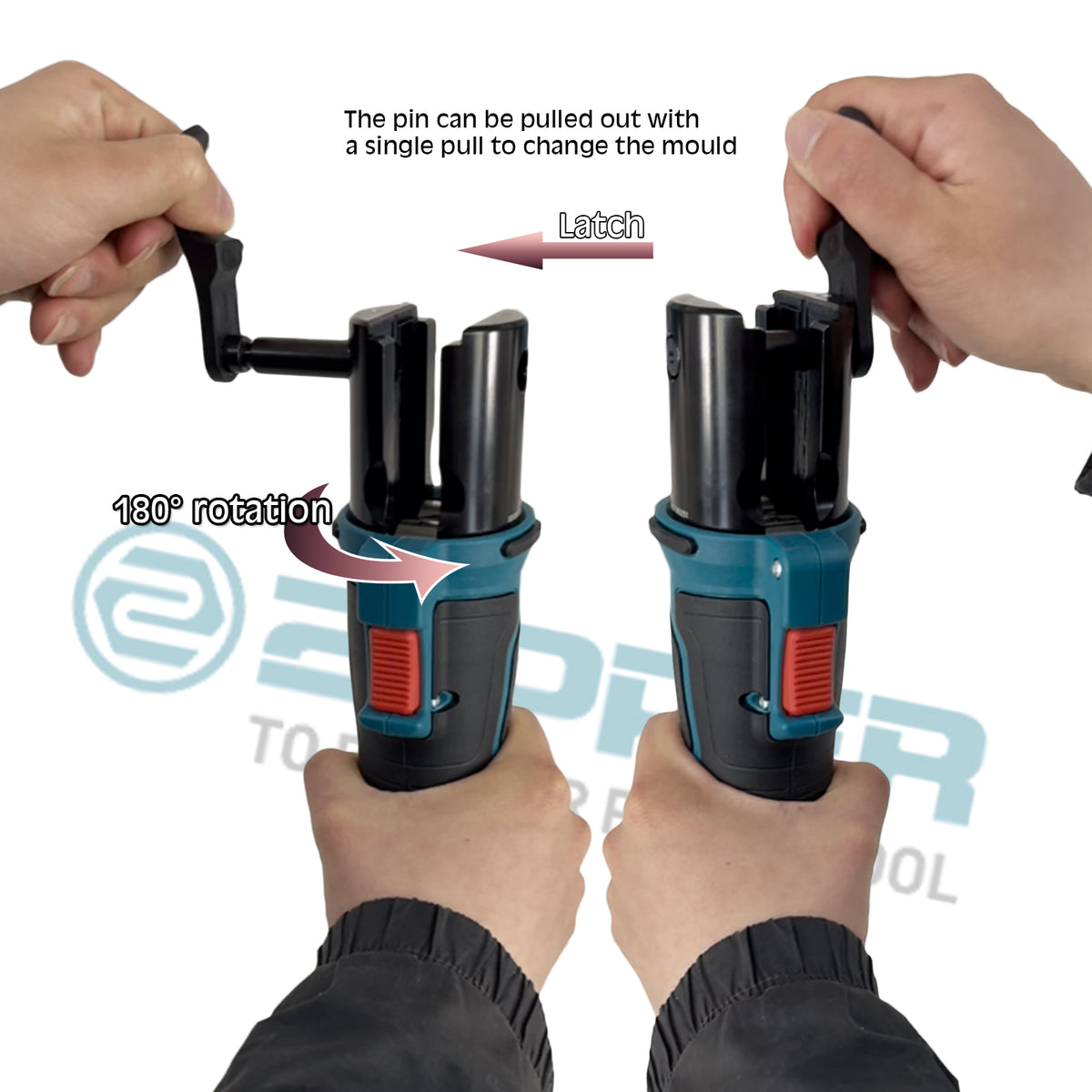 ZUPPER Plumbing Press Tools MP-2430 Battery Powered Mechanical Crimpin ...